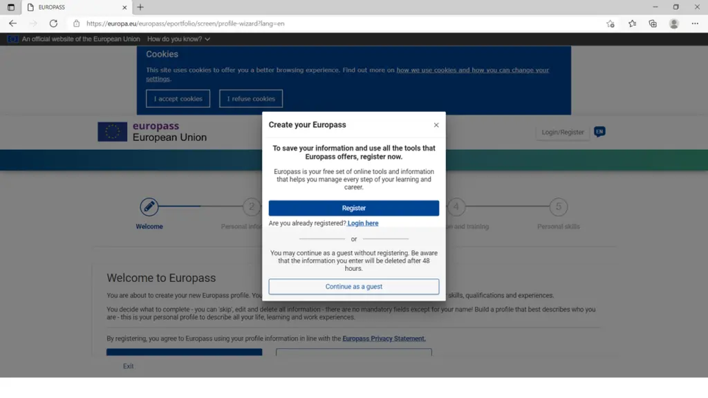 Europass cv english template para crearlo • Armá Tu CV