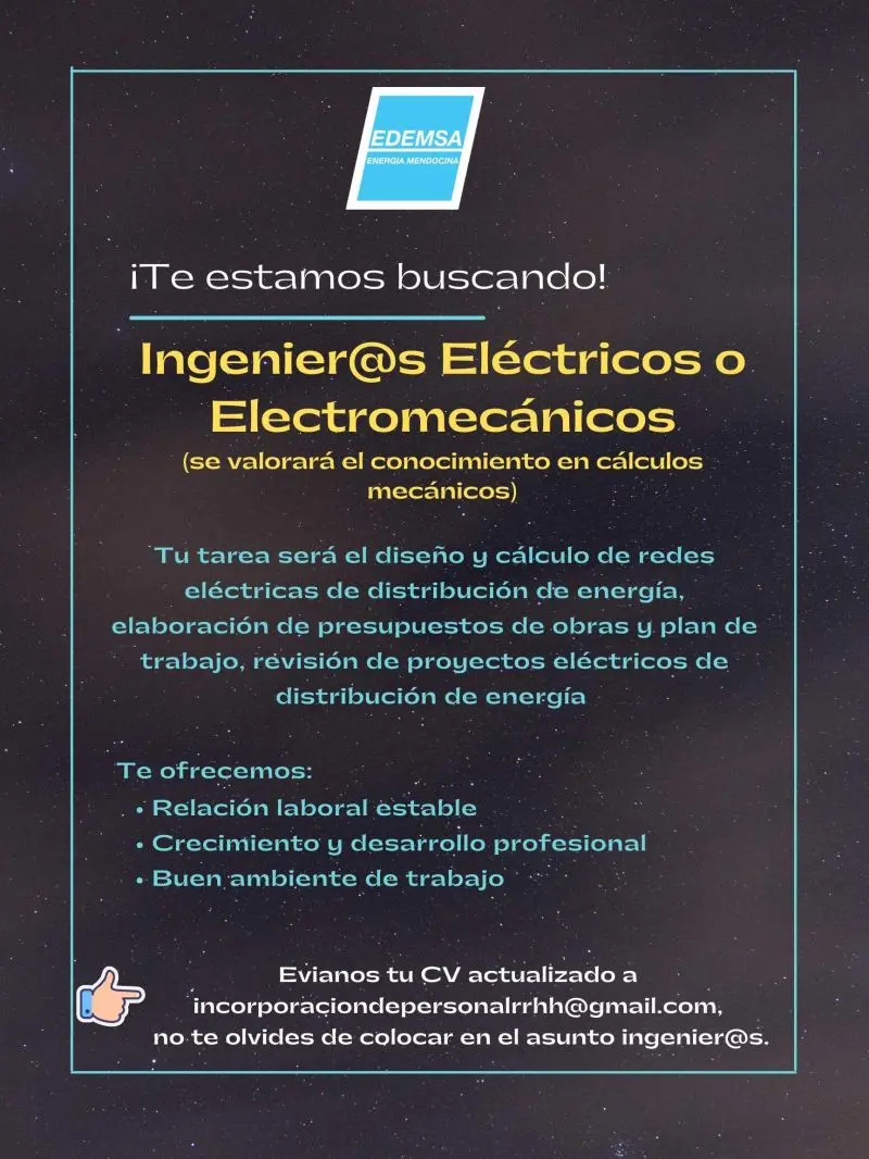 Información completa de edemsa: facturación, contacto y más • Armá Tu CV