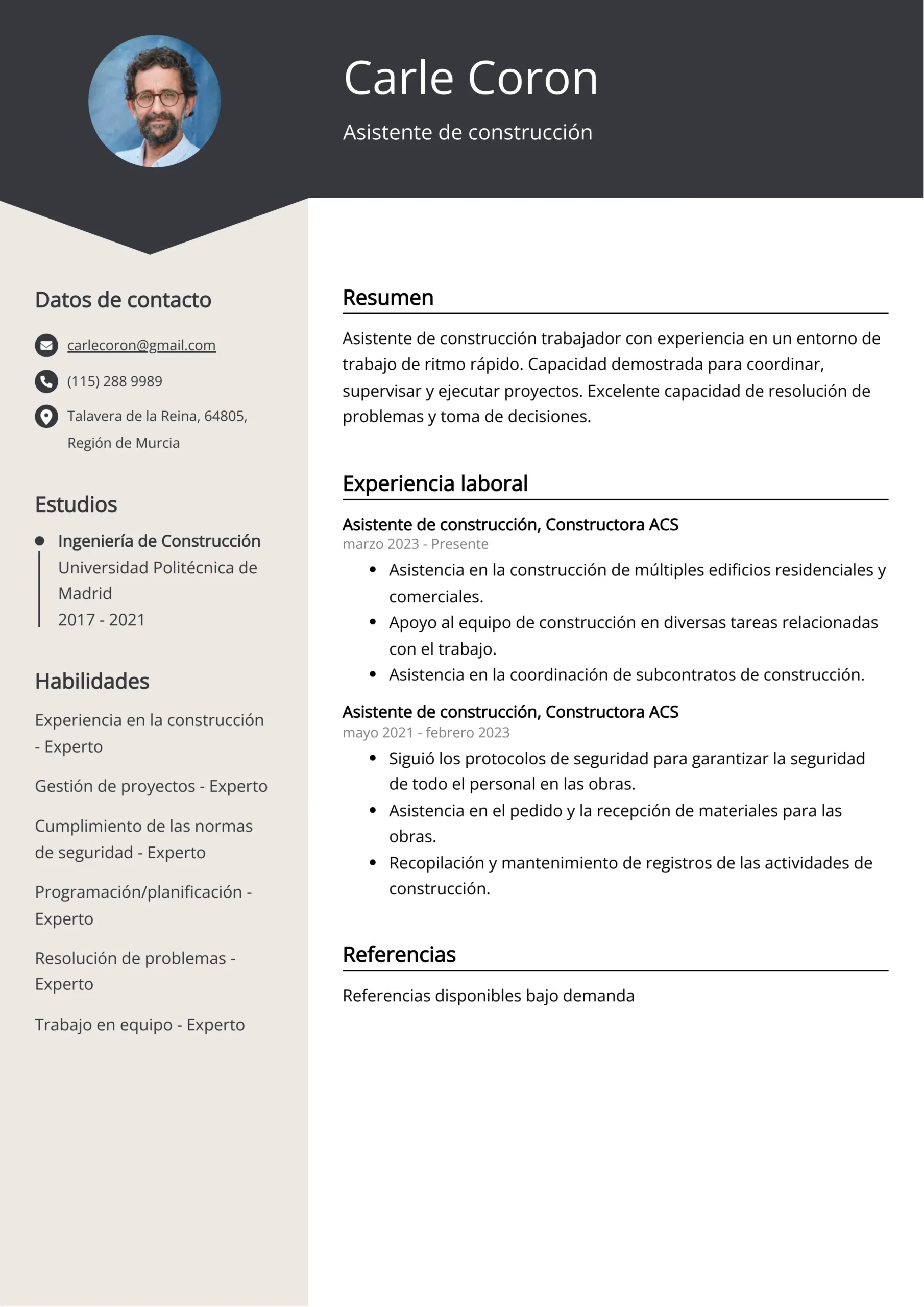 Cómo poner "ayudante de albañil" en tu currículum • Armá Tu CV