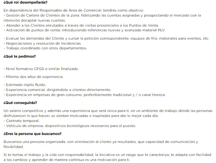 Mandar cv a coca-cola argentina para postularte • Armá Tu CV