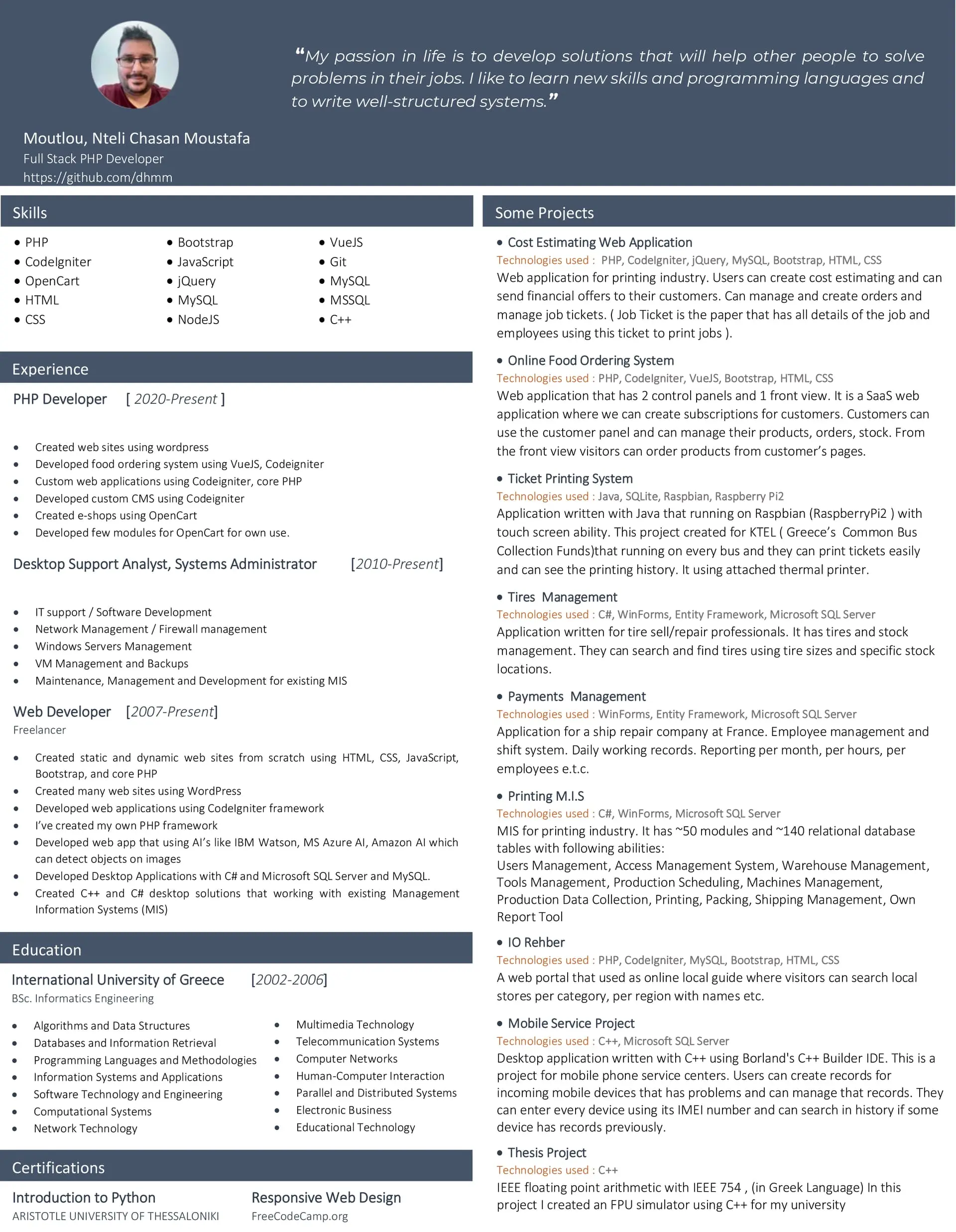 Ayuda con mi cv para un currículum perfecto • Armá Tu CV